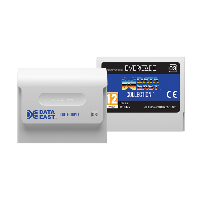 #03 Data East Collection 1 - Evercade Cartridge (includes 10 games)